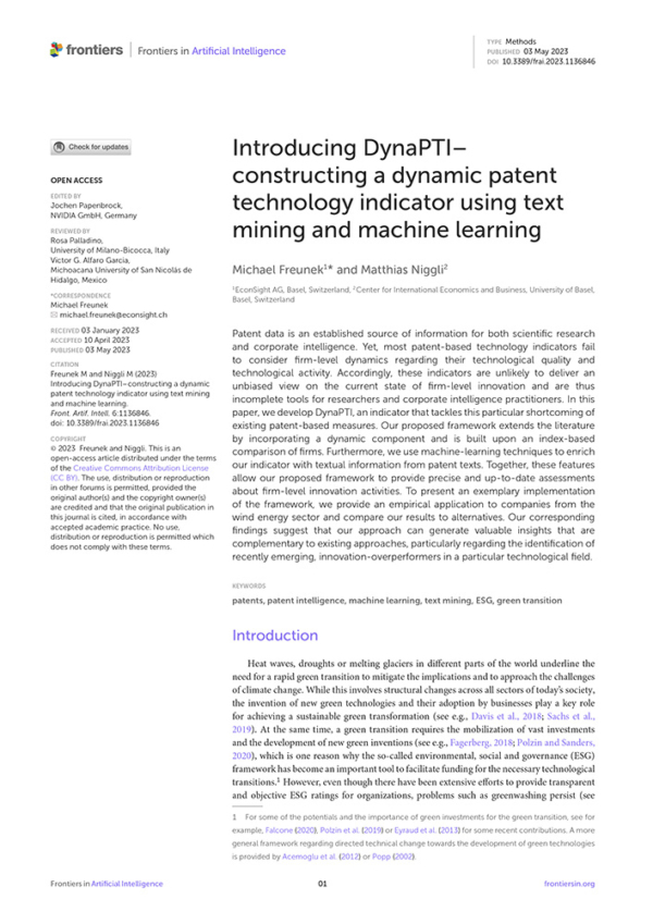 New Scientific Publication - Introducing DynaPTI – a dynamic patent ...